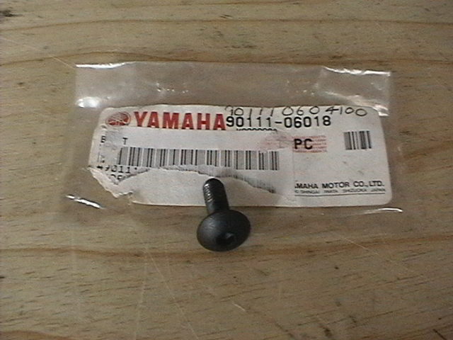GENUINE YAMAHA BLACK BUTTON SOCKET HEAD SCREW 90111-06041 90111-06018 ...