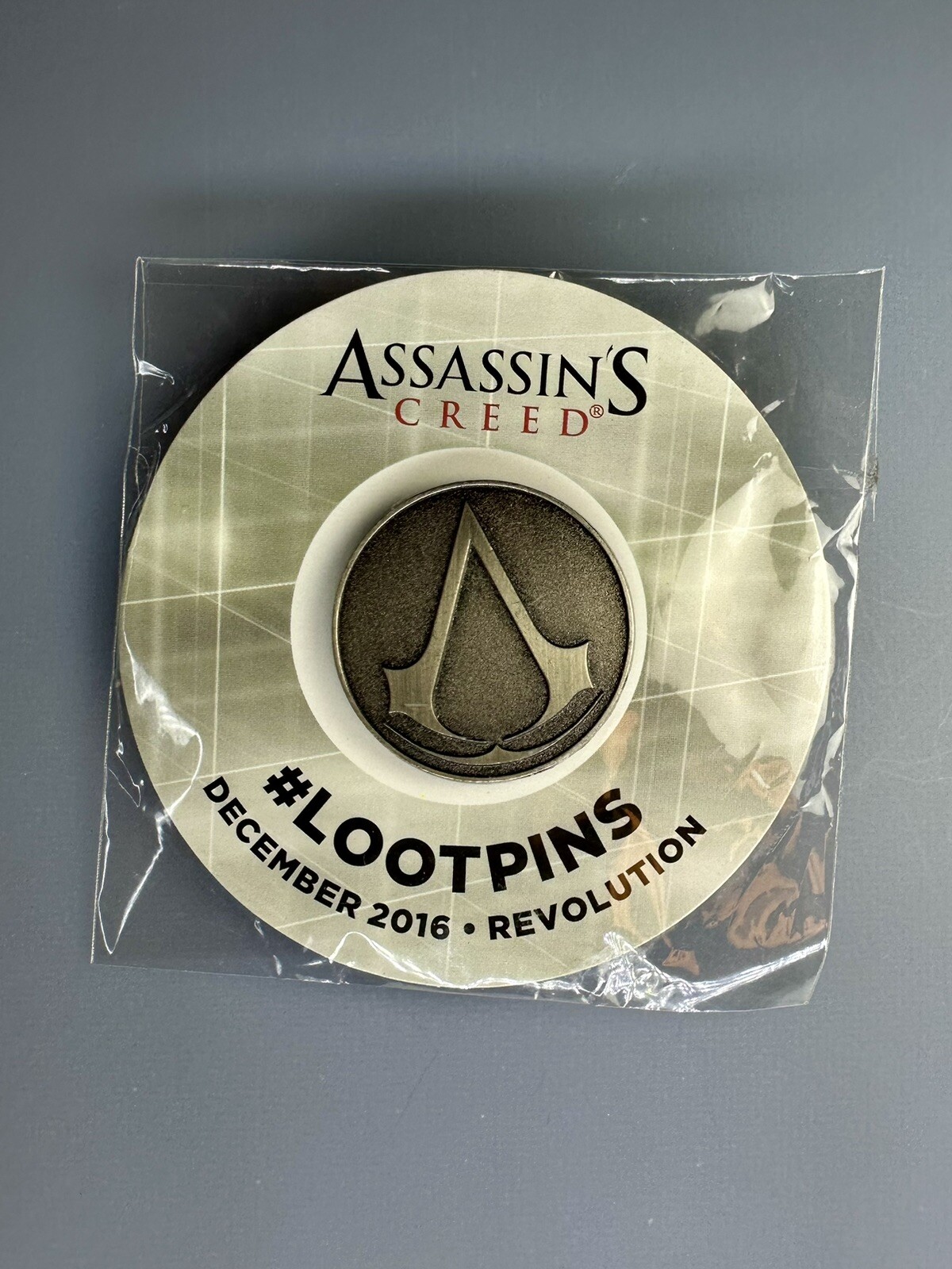 #Lootpins Assassin’s Creed December 2016 Revolution 1" Enamel Pin Loot ...