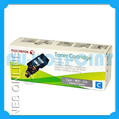 FUJI XEROX Genuine CT202131 CYAN Toner->CP105/CP205/CM205fw/CP215w ...