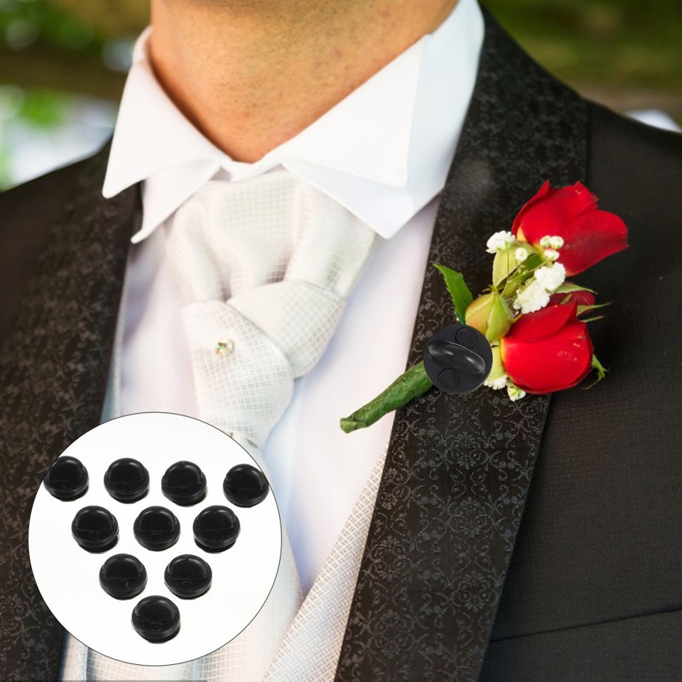 50 Pcs Practical Clutch Pin Backings Rubber Pin Backs Badge Pin Keeper ...