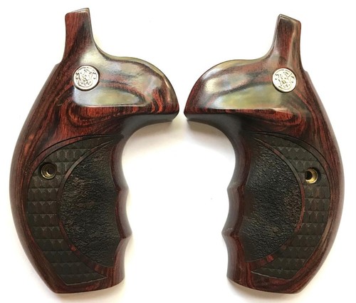 Smith & Wesson S&W K/L/X Frame Grips Rosewood Round Butt Stipple Design ...