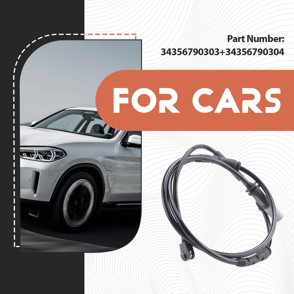 Front+ Rear Brake Pad Wear Sensor Set for - X3 F25 X4 F26 Auto Car8280 ...