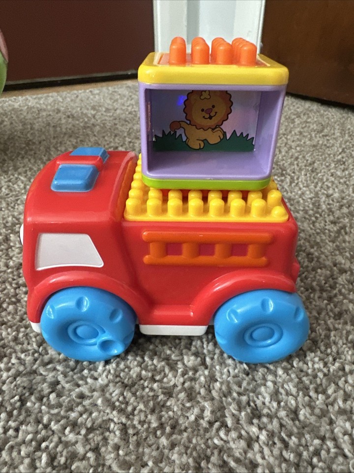 Fisher Price Build & Spill Musical Turtle Peek a Boo Stacking Blocks ...