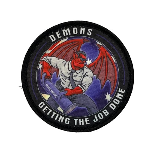 Australian Police “ DEMONS – GETTING THE JOB DONE ” TBL Patch | eBay