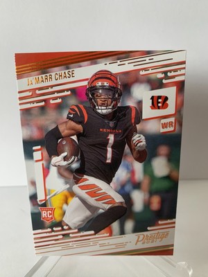 Jamarr Chase 2021 Chronicles Prestige Rookie Card RC Cincinnati Bengals ...