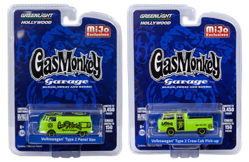 Greenlight 51148 B Gas Monkey Garage VW VOLKSWAGEN Type 2 Panel Van 1/ ...