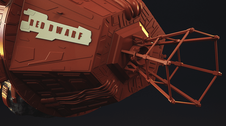 Red Dwarf Ship Model Kit Red Dwarf Blue Midget | Cozmicscalemodels