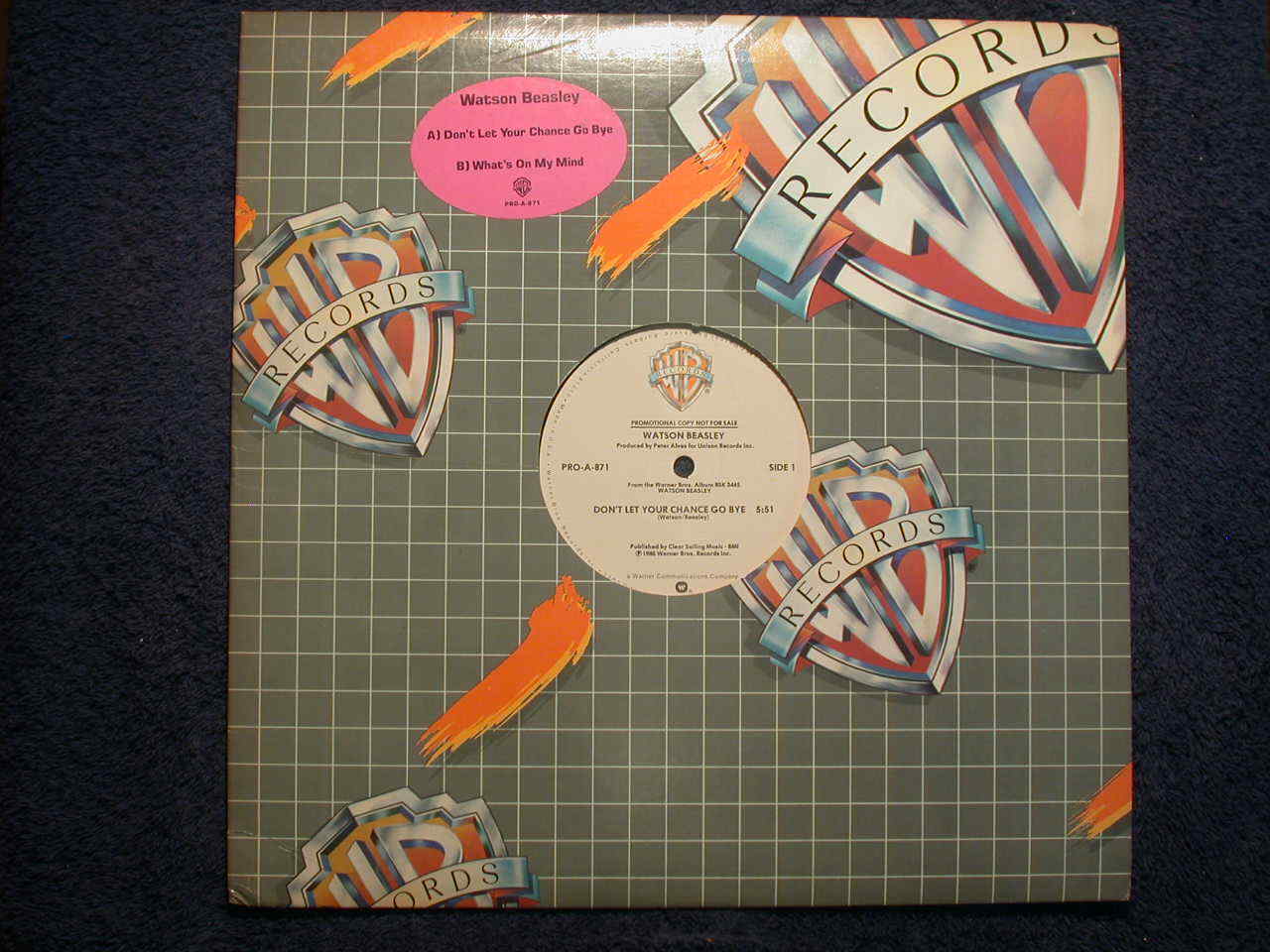 WATSON BEASLEY - DON'T LET YOUR CHANCE GO BYE - U.S. PROMO 12" | eBay