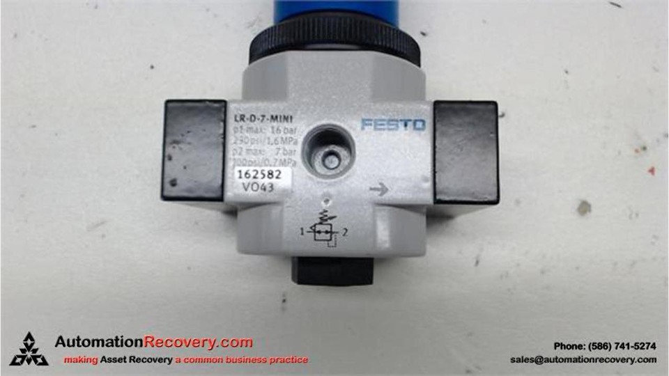 FESTO 162582 PRESSURE REGULAR, LR-1/8-D-7-MINI, SEE DESC #120491 | eBay