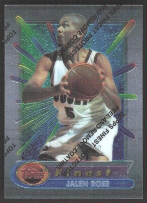 1994-95 Topps Finest Jalen Rose Rookie Denver Nuggets #249 | eBay