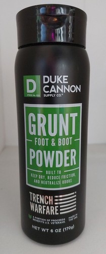 DUKE CANNON GRUNT Foot & Boot Powder Trench Warfare 6oz New | eBay