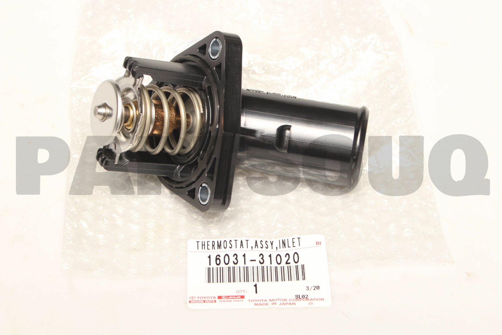 1603131020 Genuine Toyota WATER INLET SUB-ASSY, W/THERMOSTAT 16031 ...