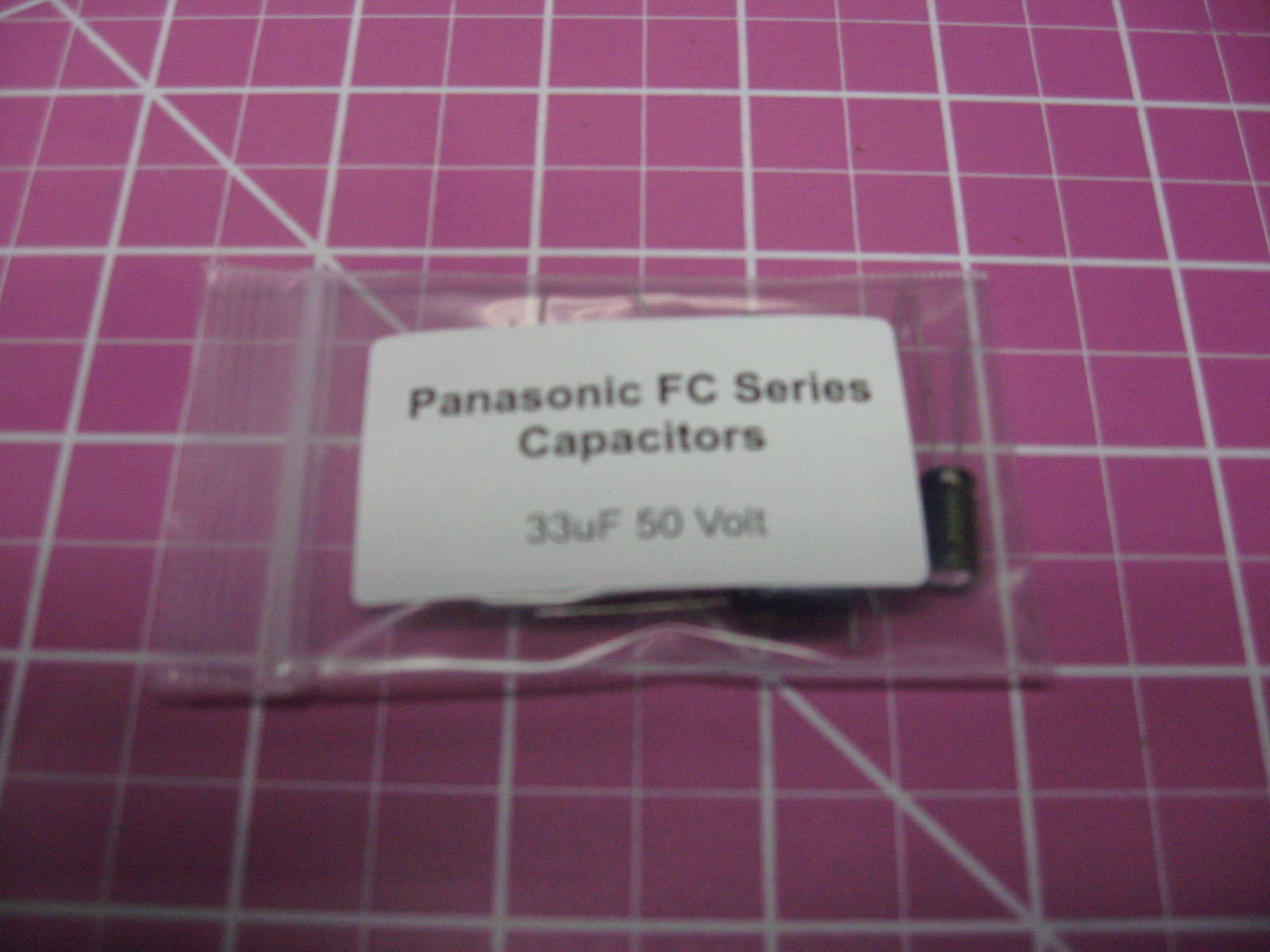Panasonic - FC Series - Radial Electrolytic Capacitors - 50v 33uF - 10 ...