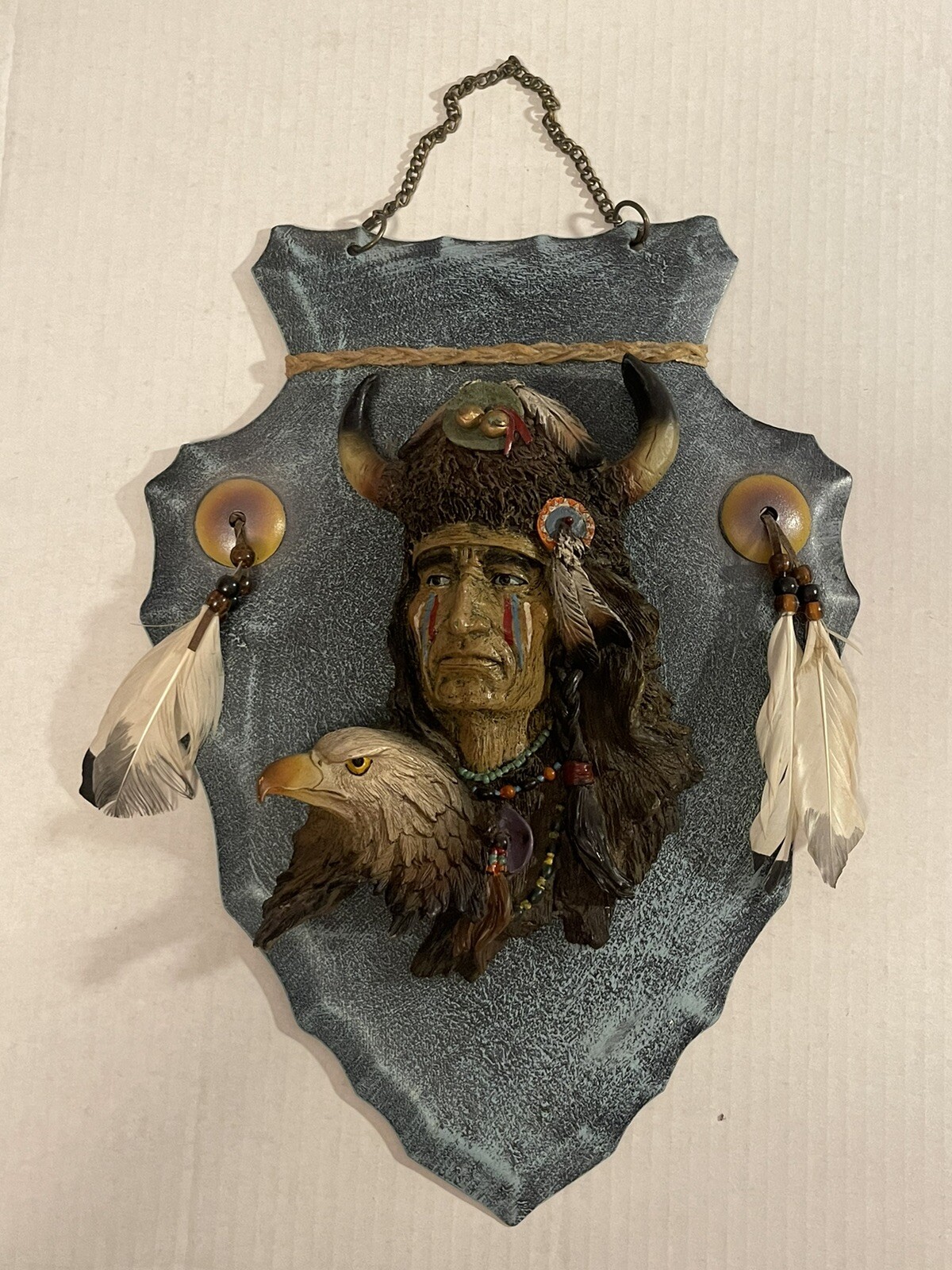 Native American Hanging Wall Art Handmade 10in×13 1/2in BEAUTIFUL! | eBay