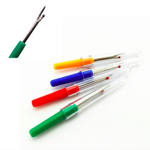 4 X RED,GREEN,YELLOW&BLUE SEAM RIPPER STITCH UN PICKER SEWING TOOL ...