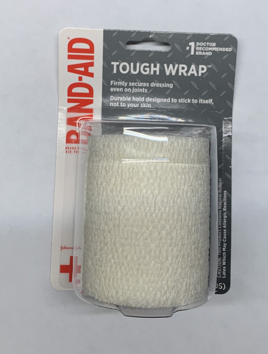 Band-Aid First Aid Tough Wrap 3" x 2.5 yds - New - Free Shipping | eBay