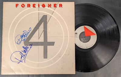 FOREIGNER Signed Autograph "Foreigner 4 Four" Album Vinyl LP JSA | eBay