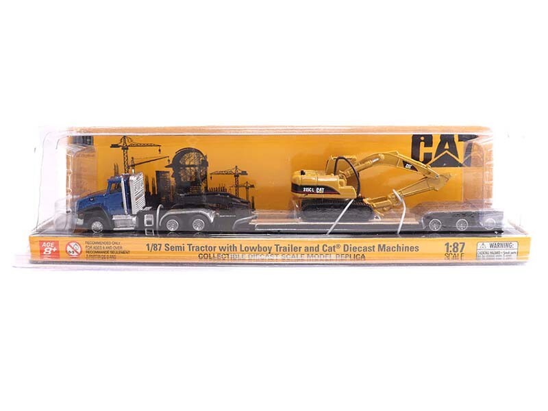 CAT CT660 w/Trailer and Cat 315C L Excavator 1:87 HO Scale Diecast ...