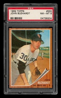 1962 Topps Set-Break #555 John Buzhardt PSA 8 NM-MT | eBay