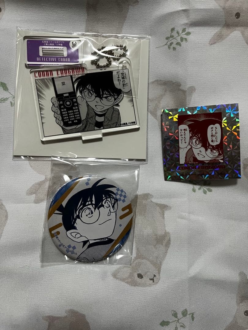 Detective Conan Conan Land Conan Edogawa acrylic keychain Can badge ...