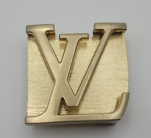 Luis Vuitton LV Iconic Gold Belt Buckle ONLY Unisex Screw On | eBay