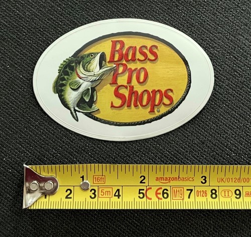 BASS PRO SHOP STICKER “FISHING TIME” 3x2" WEATHERPROOF MARINE HUNTING ...