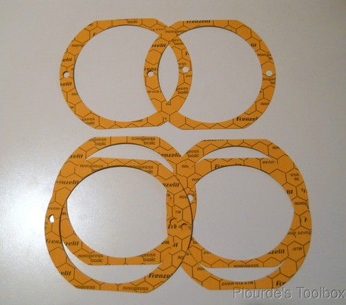 Lot of (6) New Frenzelit Novapress Basic 4.31" I.D. Orange Gaskets ...