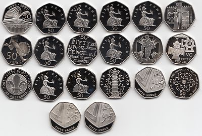 UK Fifty Pence Coins 50p 2000 to 2026 Choose your Year - PROOF | eBay ...