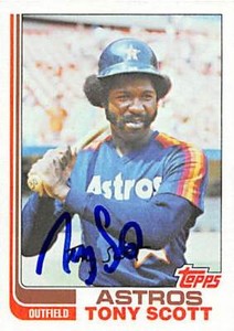 Tony Scott autographed Baseball Card (Houston Astros) 1982 Topps #698 ...
