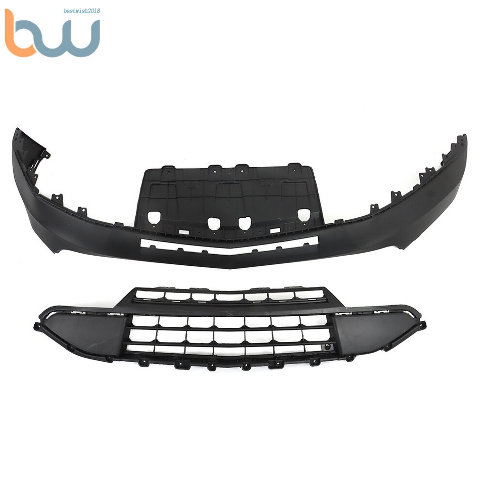 Primed Front Lower Grill Grille&Lower Bumper For Chevy Traverse 2018-20 ...