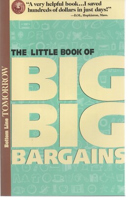 The Little Book of Big Big Bargains, 2000, Boardroom Inc Vintage Travel ...