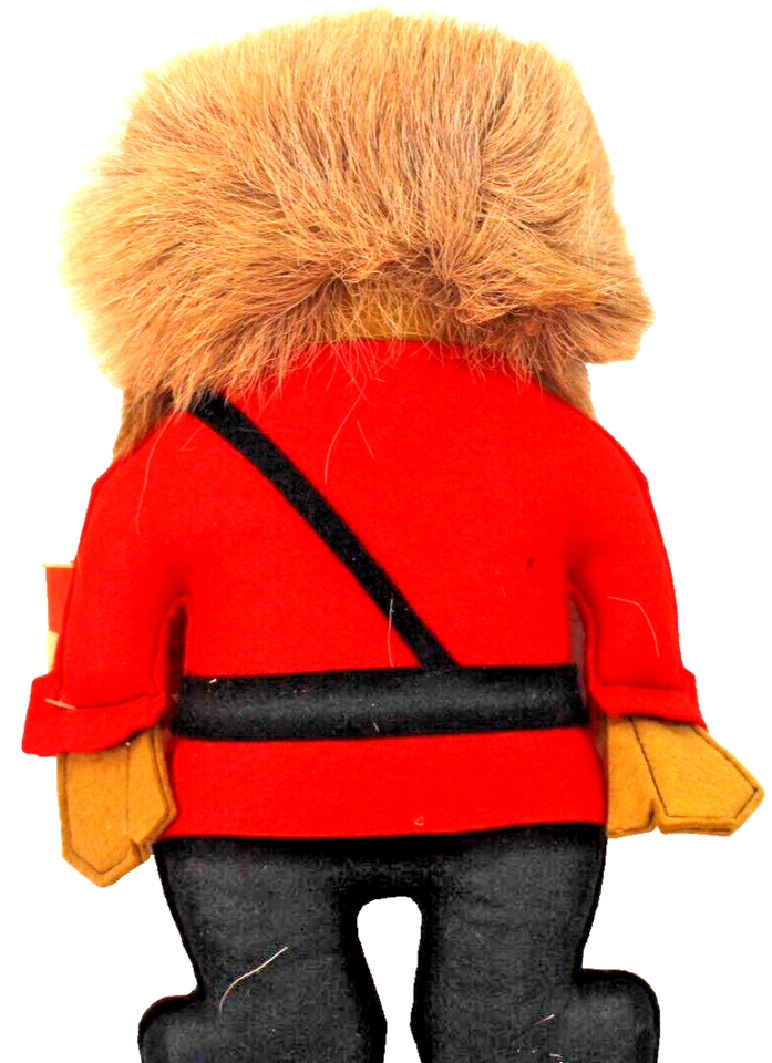 Fufel Canadian Mountie Handcrafted Felt Doll Reindeer Beard Plush 14 ...