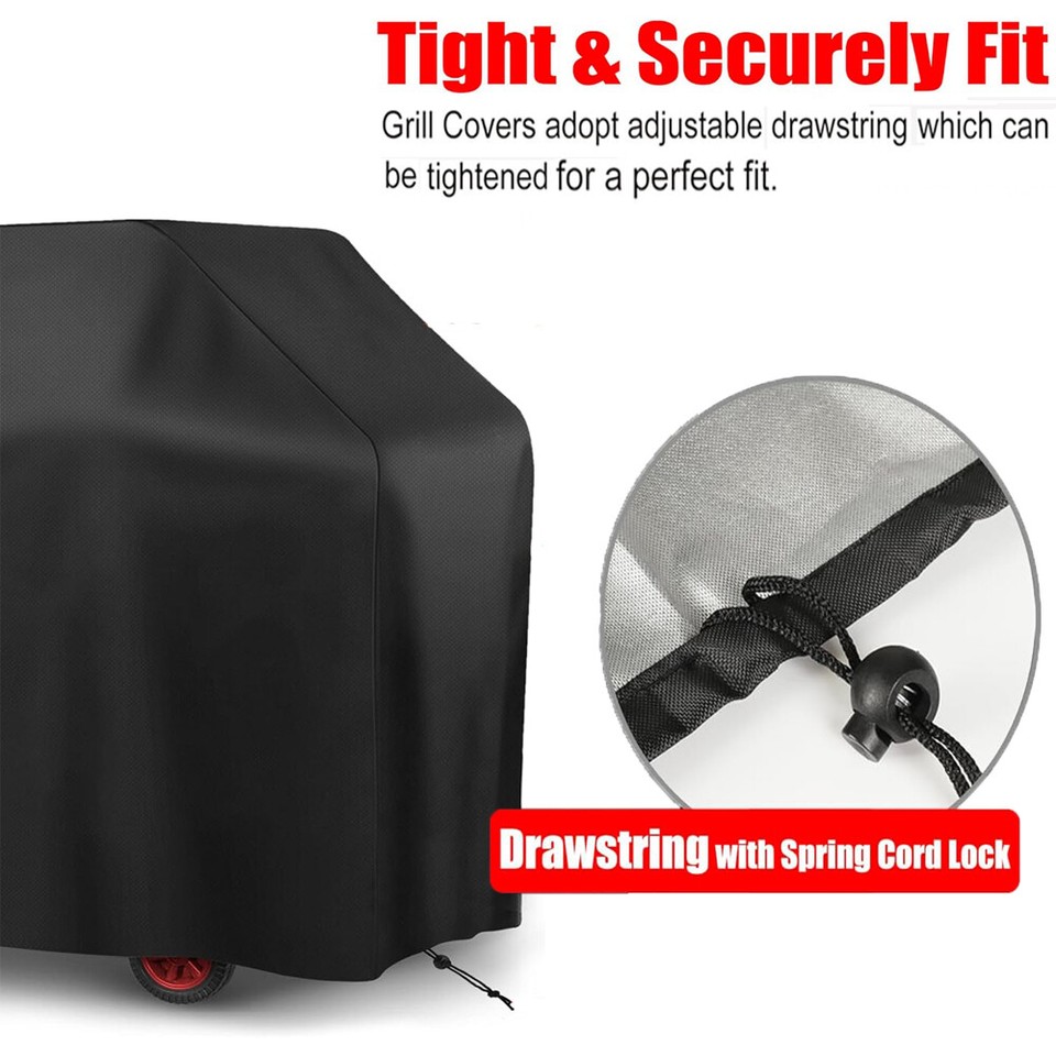 Barbecue Grill Cover 57 Inch Heavy Duty Waterproof Outdoor BBQ Gas UV ...