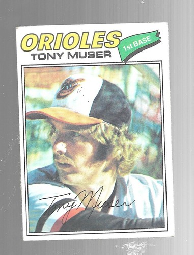 1977 Topps Tony Muser 251 Baltimore Orioles Baseball Card | eBay
