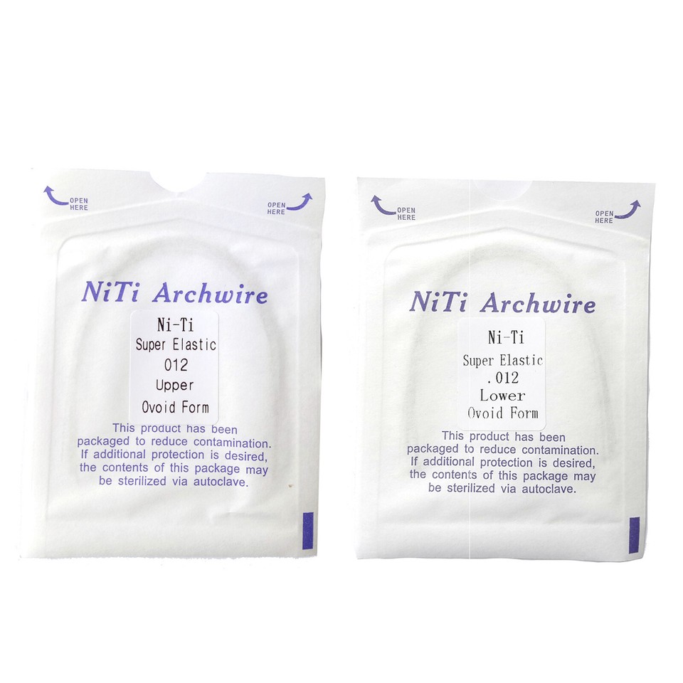 YOKA Dental Orthodontic Metal Brackets Braces /Supper Elastic Niti Arch ...