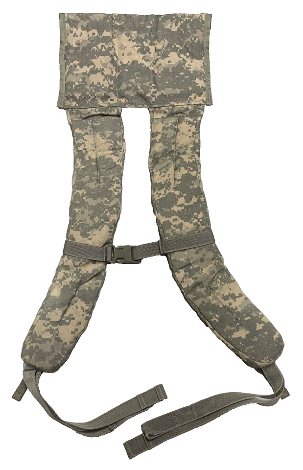 US MILITARY MOLLE II ENHANCED FRAME ACU SHOULDER STRAPS w/ QR & Load ...