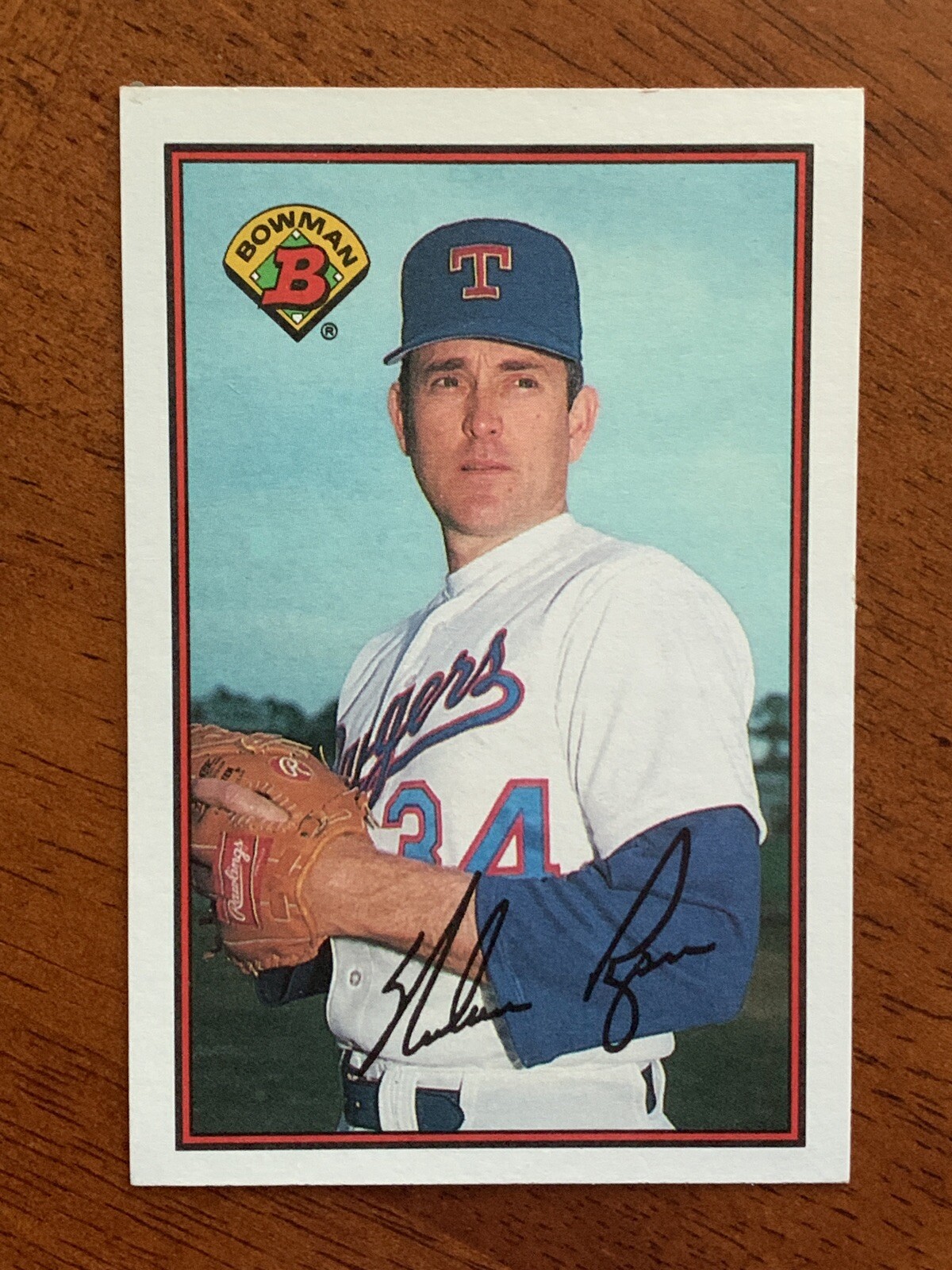 1989 Bowman Baseball Card #225 - Nolan Ryan, Texas Rangers - HOF - NmMt ...