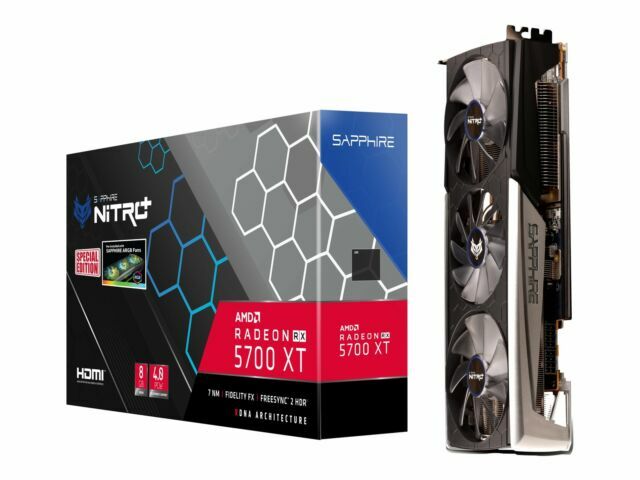 SAPPHIRE NITRO+ RX 5700 XT Special Edition AMD Radeon RX 5700 XT 8GB ...