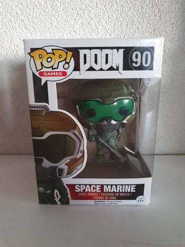 Funko Pop! Games #90 Doom Space Marine (Doomguy) *NEW* | eBay