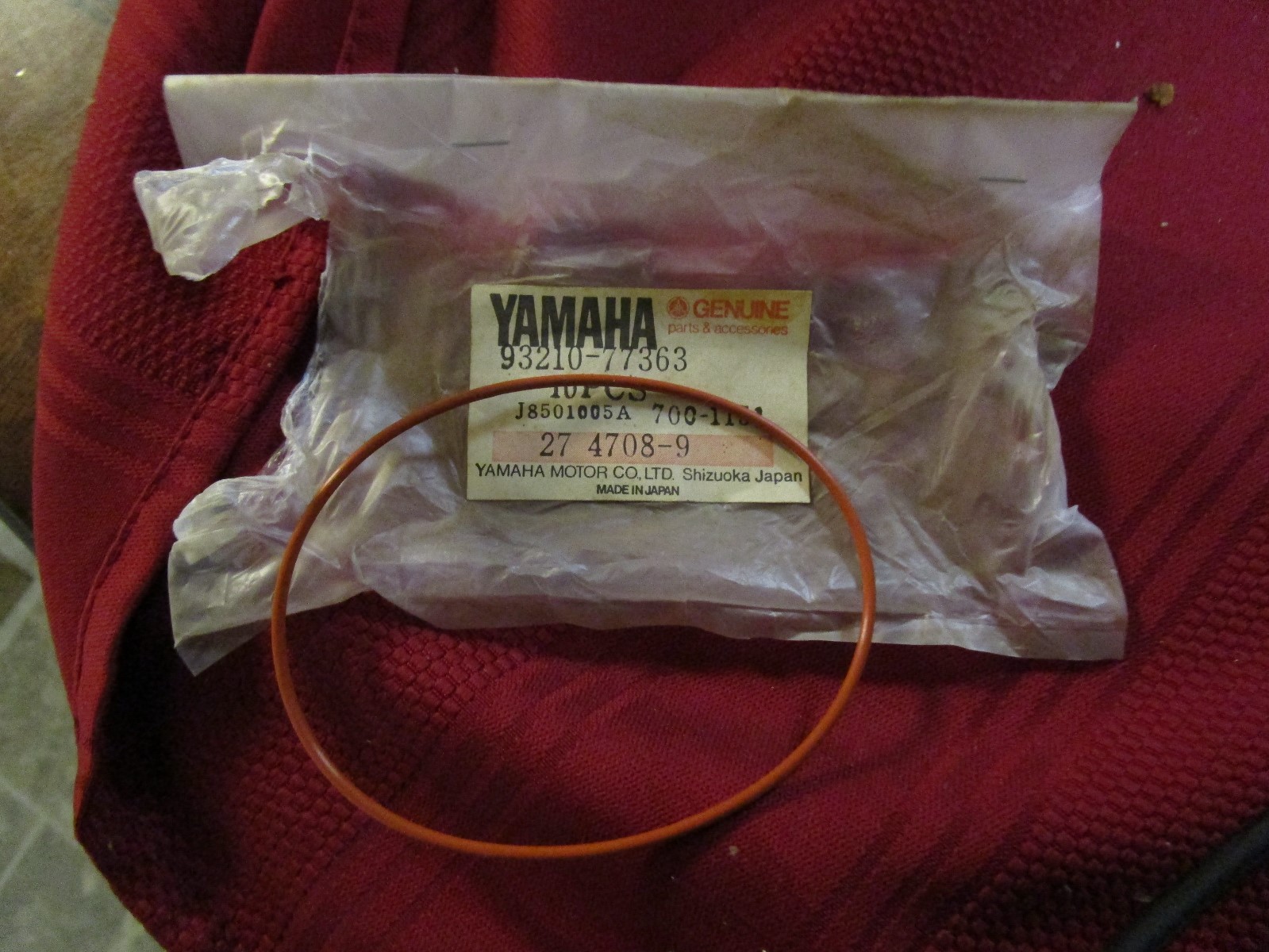 Yamaha FZR YZ O ring new 93210-77363 | eBay