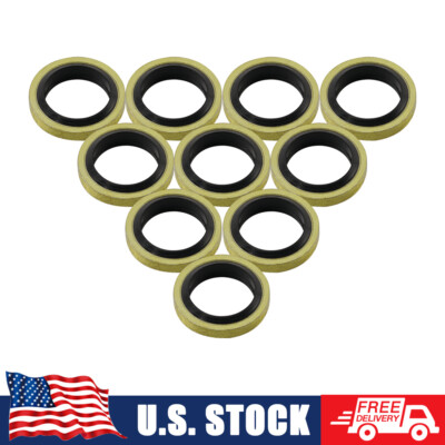 10MM Motorcycle Brake Banjo Bolt Sealing Washers for Harley All Models ...