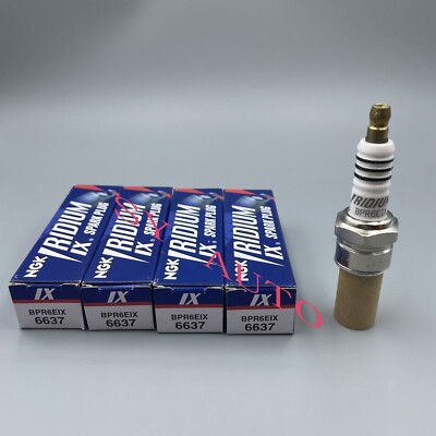 4 Pack Spark Plugs NGK Iridium IX 6637 BPR6EIX 6637 BPR6EIX Tune Up | eBay