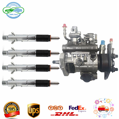 DP210 Fuel Injection Pump +4PCS Fuel Injectors for Perkins 1104C-44 ...