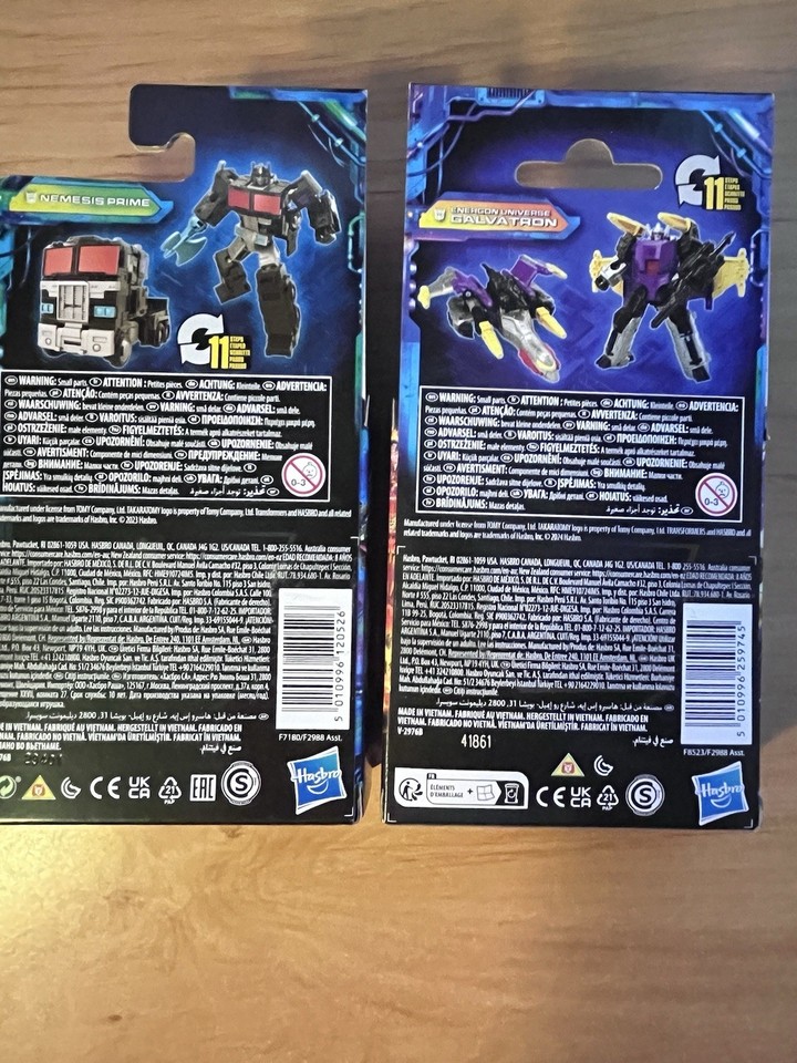 Transformers Core Class Nemesis Prime & Galvatron | eBay