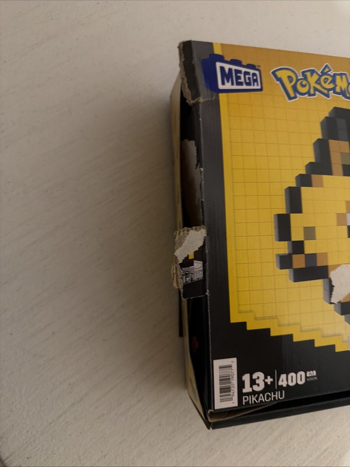 Mega HTH74 Pokémon Pikachu Pixel Art Kit – 400-Piece Torn Box | eBay
