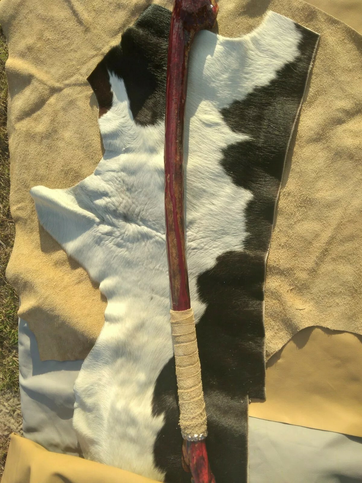 30.5" HandCrafted, Shillelagh, Cudgel, Primitive Weapon | eBay