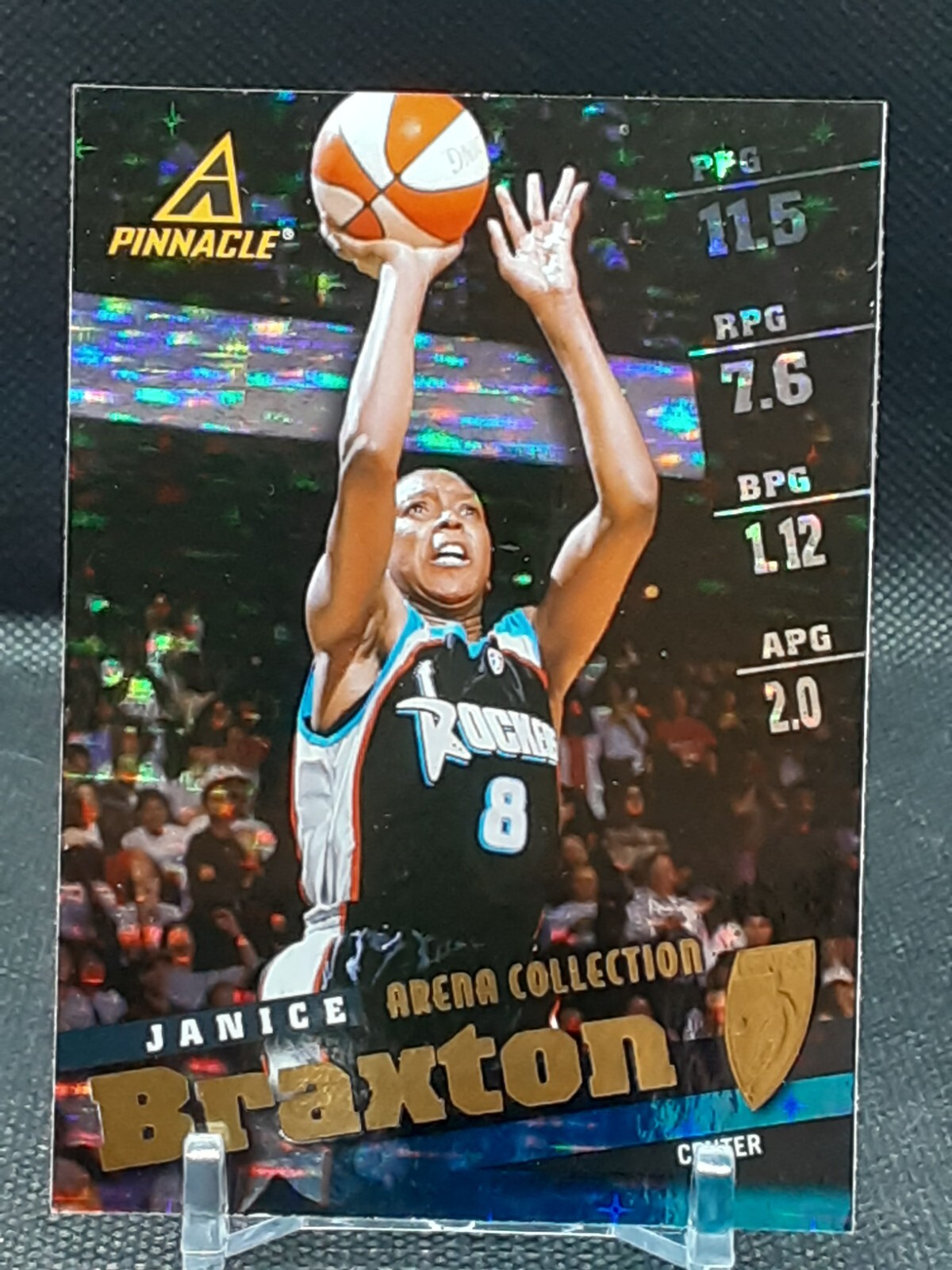Janice Braxton 1998 Pinnacle WNBA #28 Court Collection Price Guide ...