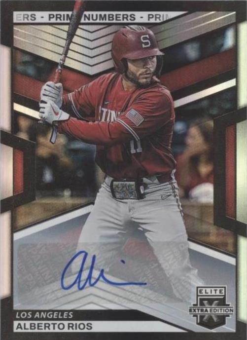 2023 Panini Elite Extra Edition - Alberto Rios #27 Prime Numbers a ...
