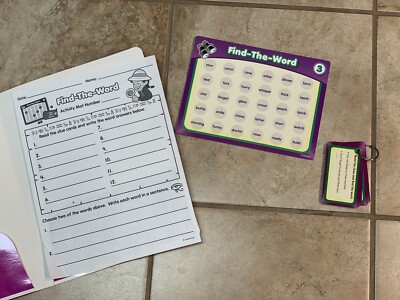 Ready-To-Play Reading Games Find the Word from the Clue Cards Lakeshore ...