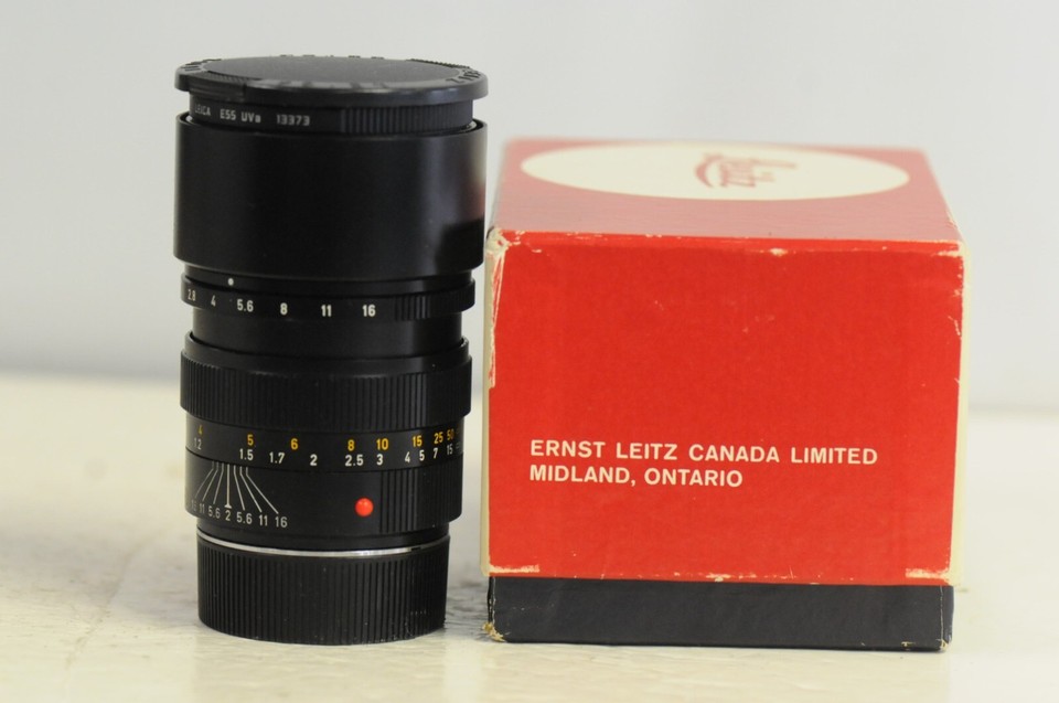 Leica Summicron-M 90mm F2 6 Bit Code Lens w/Caps, Filter & Box | eBay